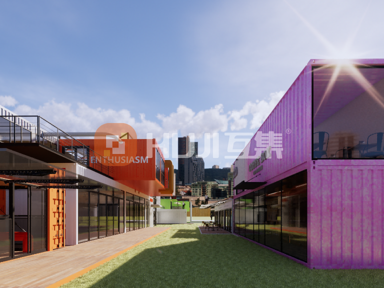 高逼格的集装箱美食街大搜寻，藏不住的人间烟火气！_HUJI互集-站酷ZCOOL