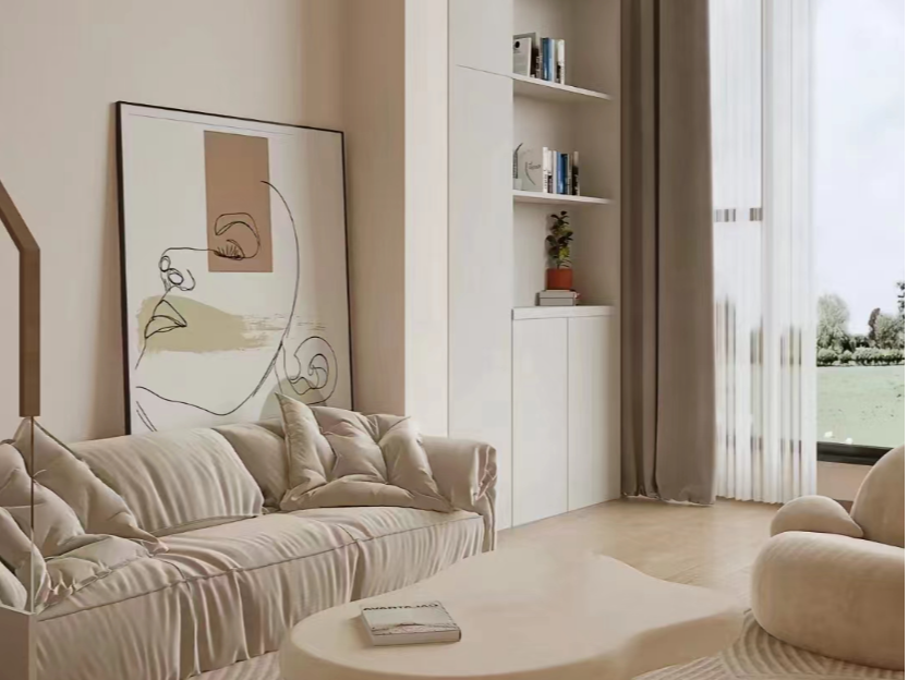 奶油风loft复式公寓_吴瑶爱设计-站酷ZCOOL