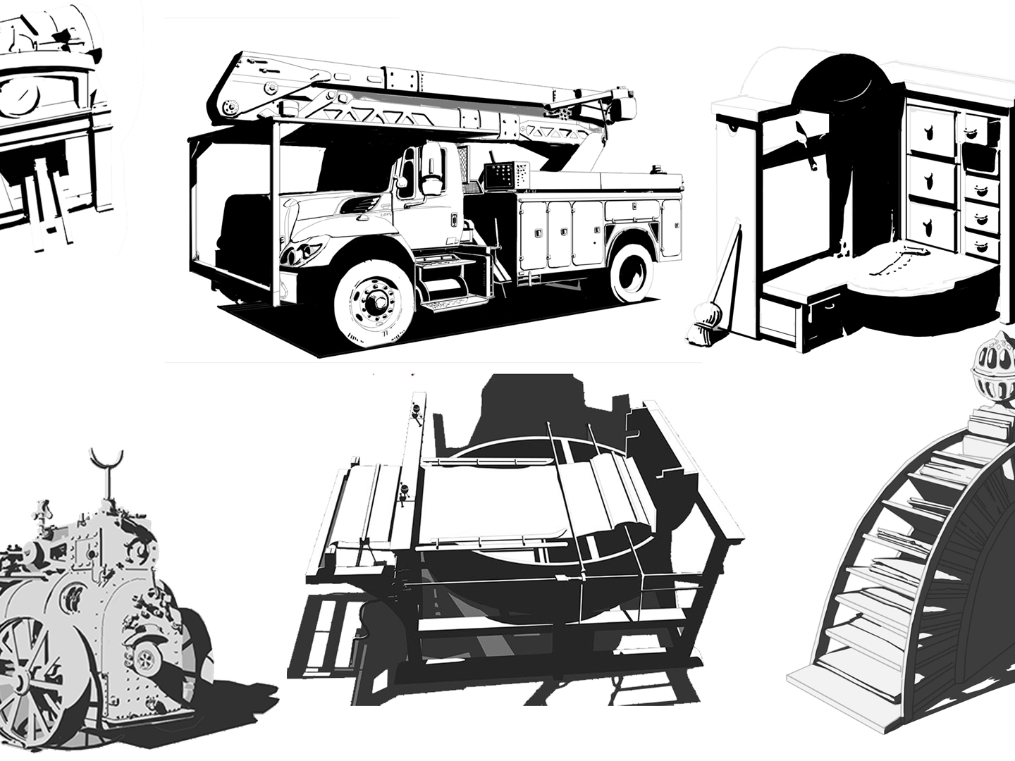 拯—雁甲（色块班——学生临摹作业）_雁甲CG艺术-站酷ZCOOL