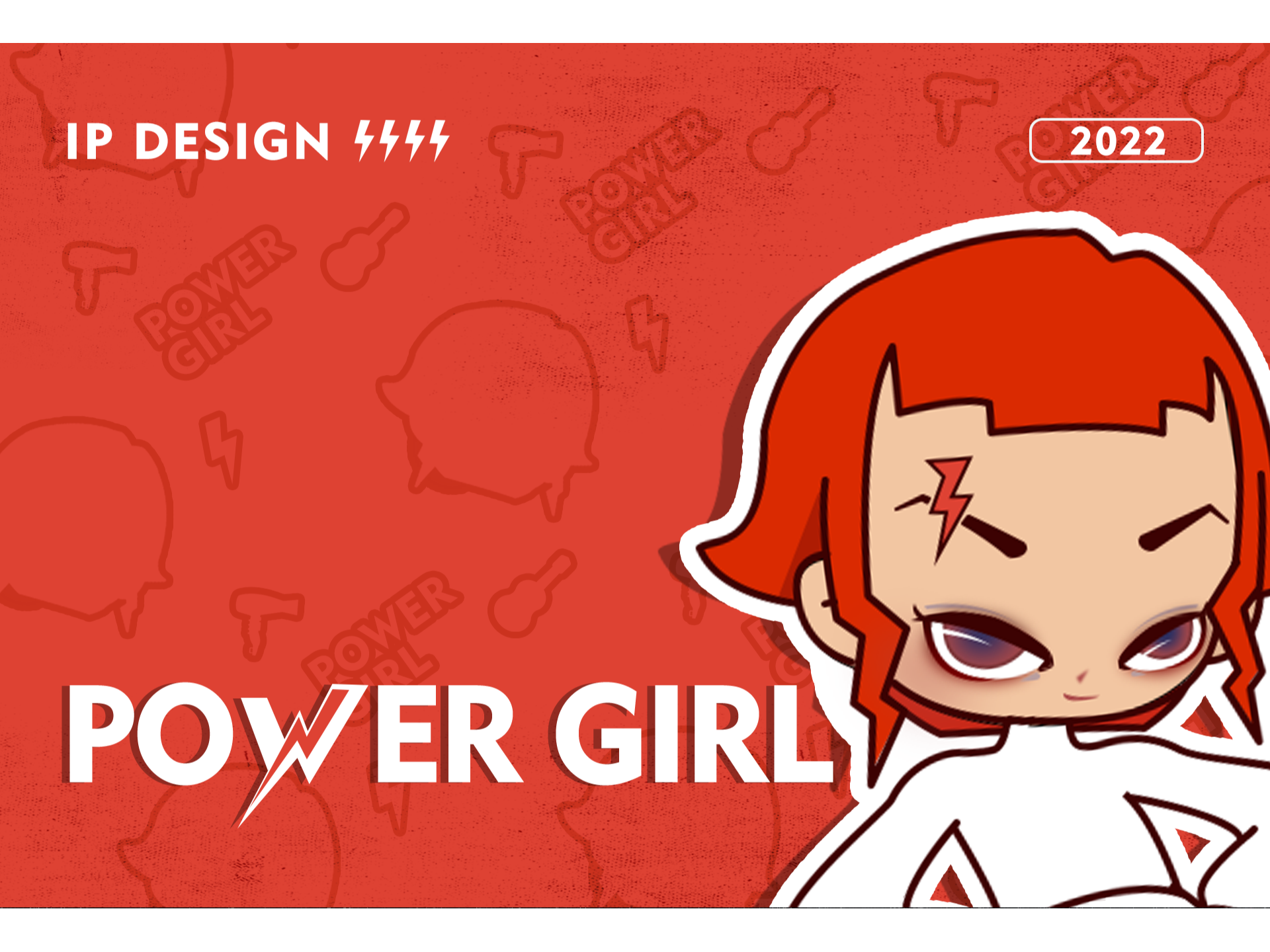 元宇宙虚拟形象IP设计——POWER GIRL_小关同学想太多-站酷ZCOOL