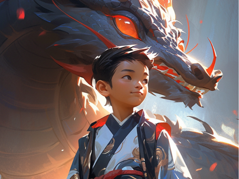 梦回大明 祥龙少年_阿Aa恒-站酷ZCOOL