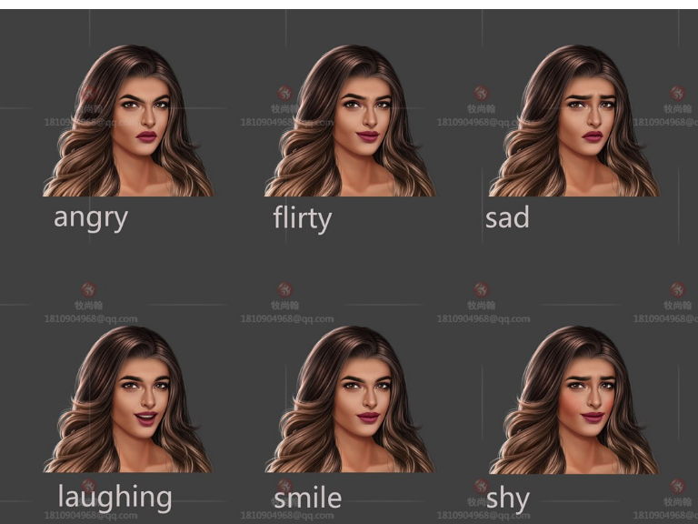 MSH互动小说AVG头脸作品_MSH626806590-站酷ZCOOL