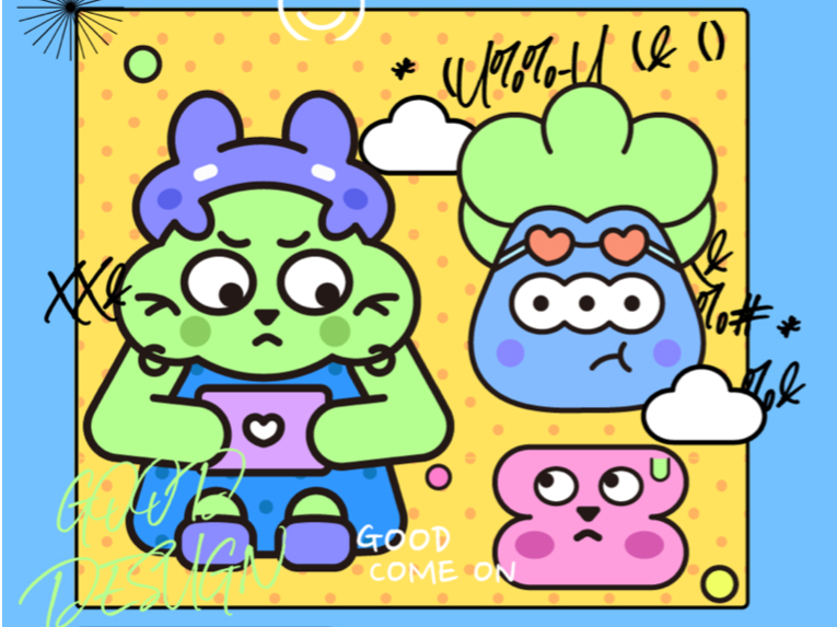 DAY8 ： 小怪兽绘制_爱画画的汽水_-站酷ZCOOL