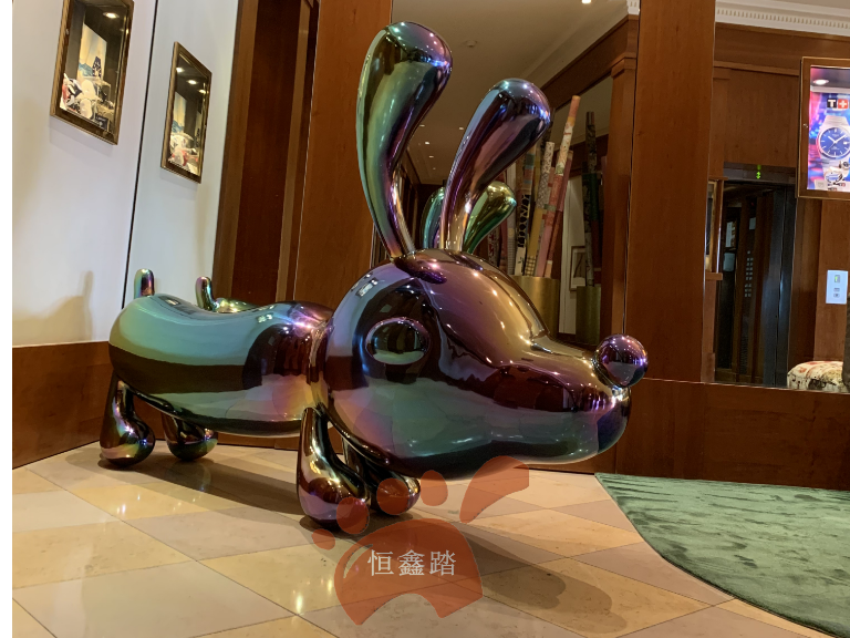电镀七彩不锈钢腊肠狗 呆萌可爱_异形金属定制-站酷ZCOOL