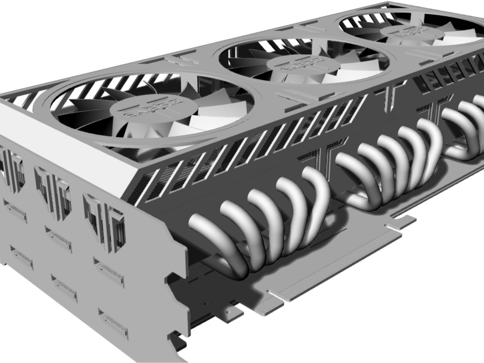 Extreme独立显卡3D模型_3D小白-站酷ZCOOL