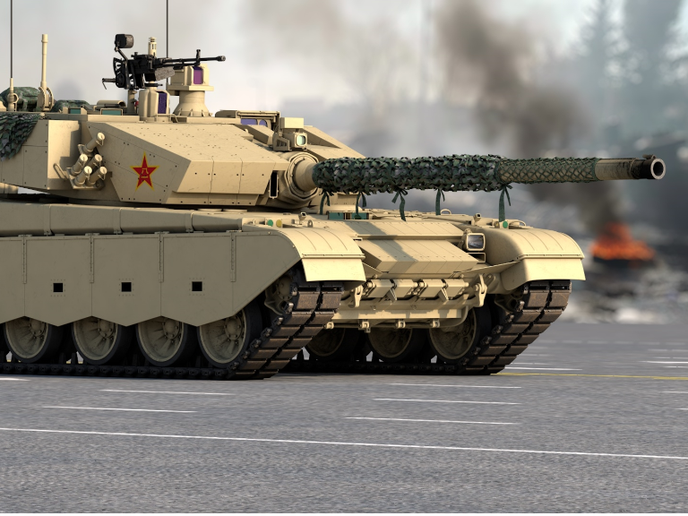 PLA陆军99A主战坦克_阳光沙滩与设计-站酷ZCOOL