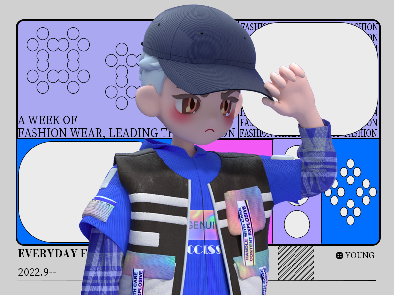 元宇宙虚拟IP形象之布伦_汽水熊Chonsie-站酷ZCOOL