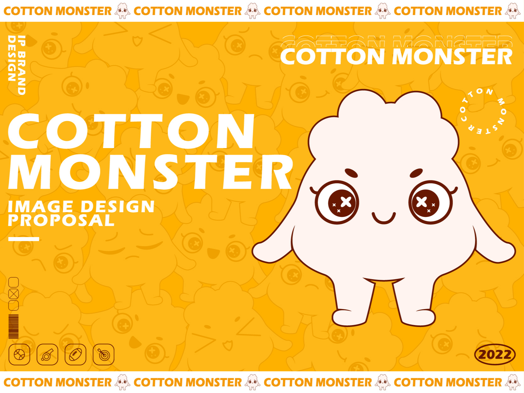 COTTON MONSTER棉花怪IP形象设计_糖小醋-站酷ZCOOL
