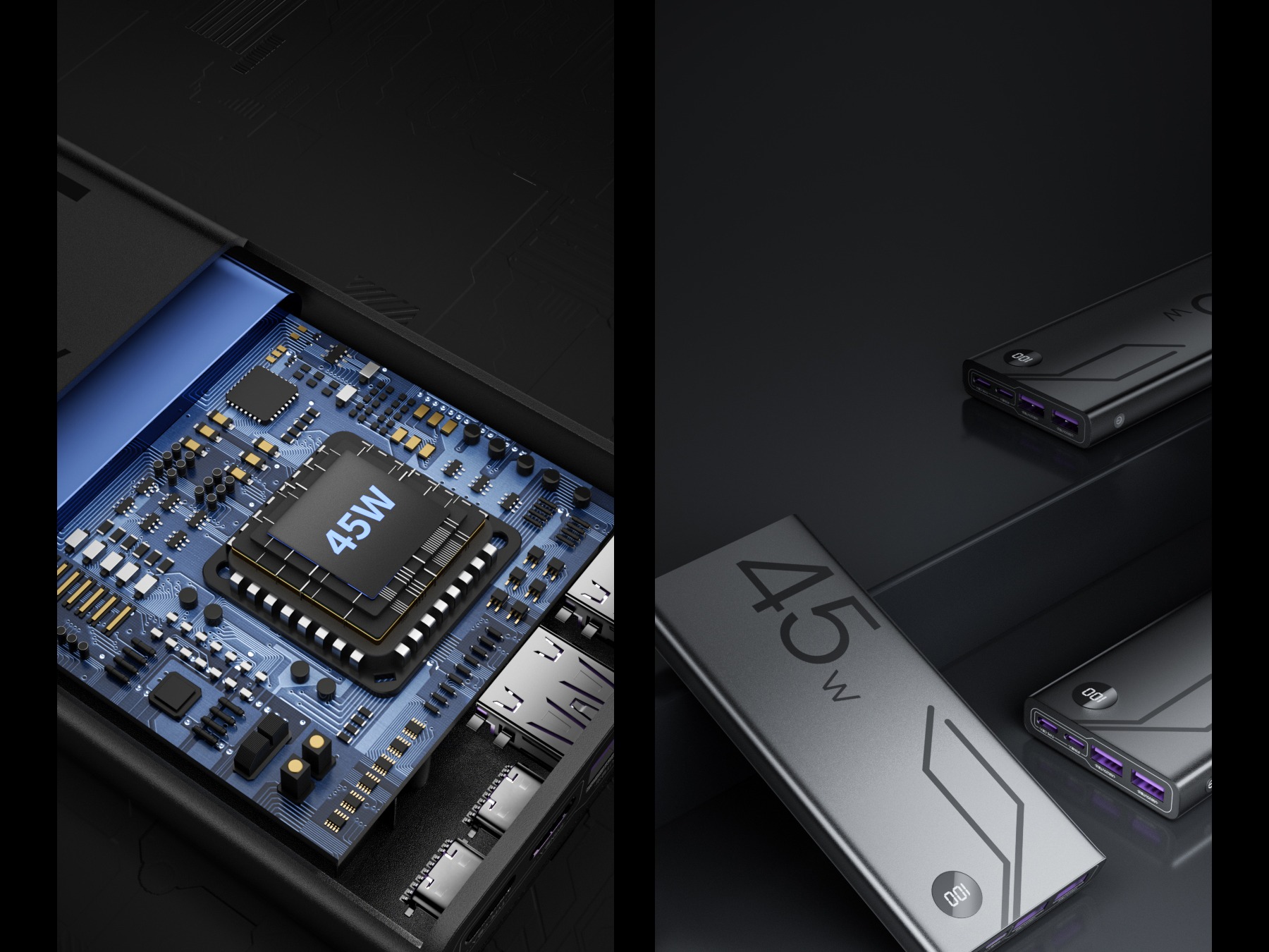 扩展坞/充电宝渲染_森屿_Senyu-站酷ZCOOL