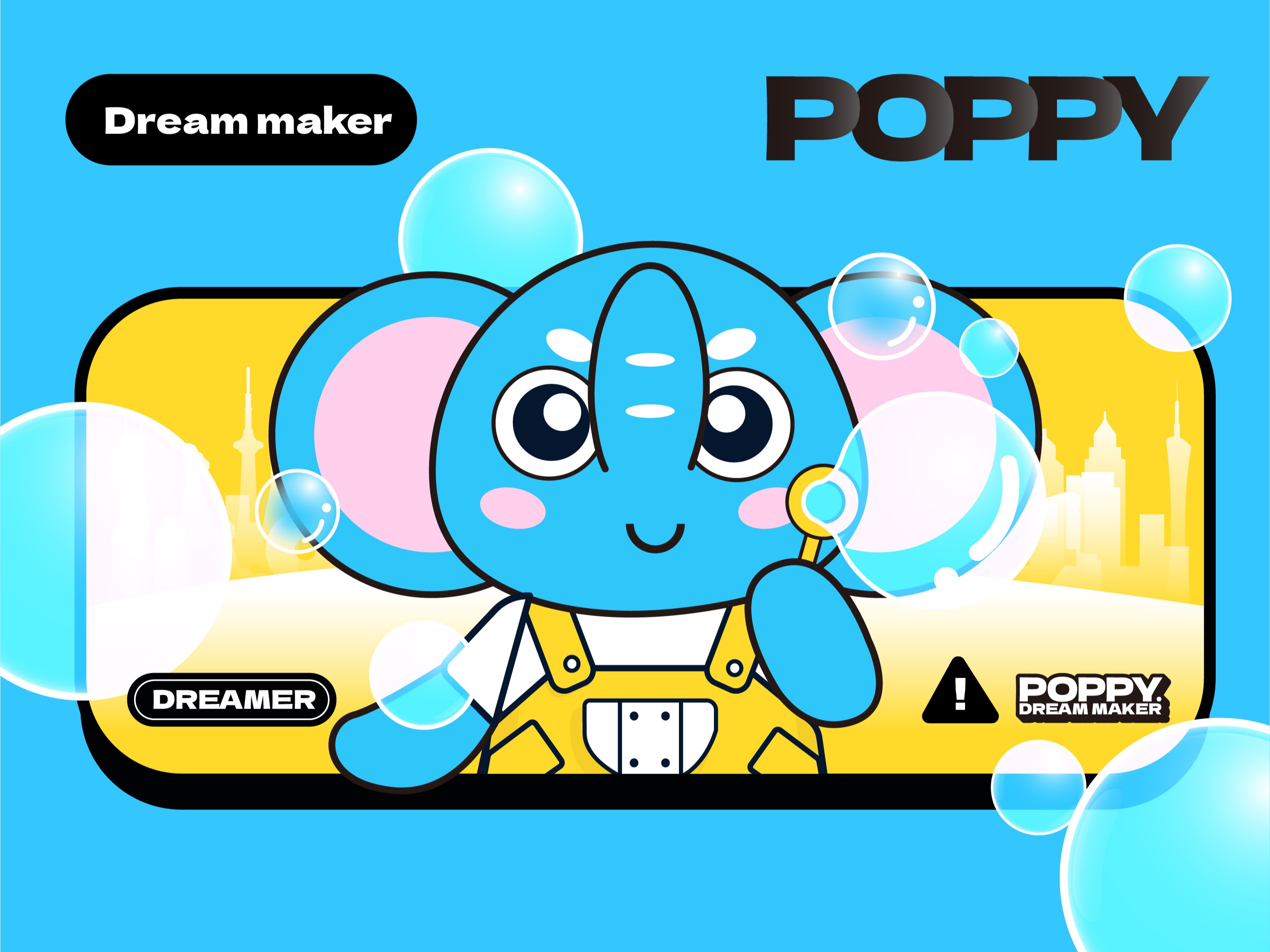 Poppy Dream Maker | 泡泡梦想家_Jance_Ding-站酷ZCOOL