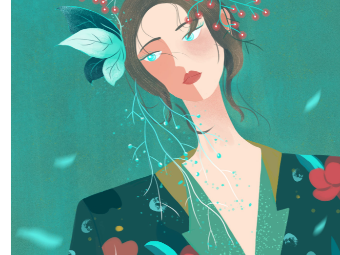 人物半身VOGUE封面_奈Lai-站酷ZCOOL