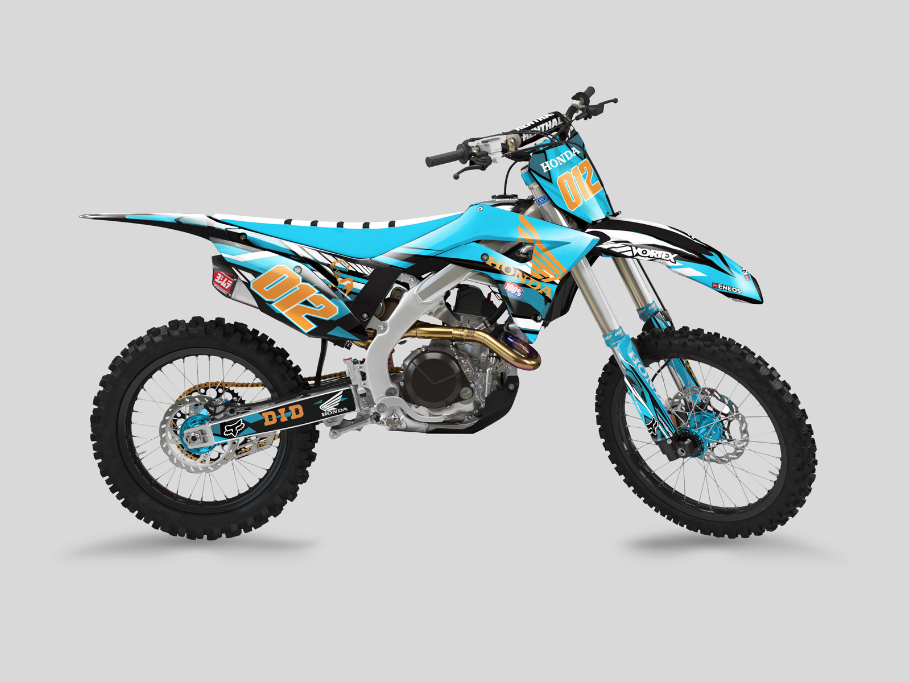 本田越野摩托车图案设计_魔花DH-站酷ZCOOL
