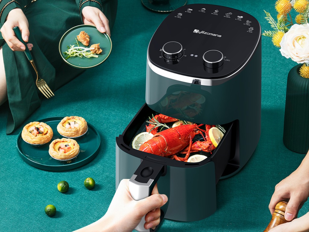 【建模渲染--空气炸锅5.5L】_小寻觅-站酷ZCOOL