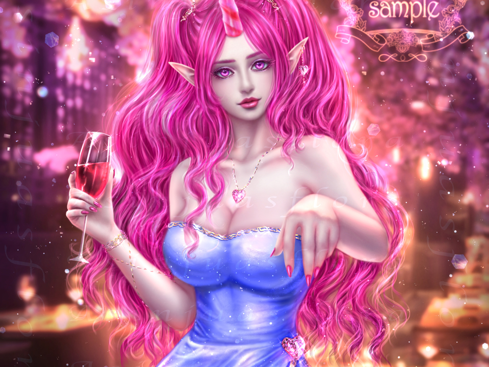 小说封面插画 稿件展示（OC）_Asinjuasfloraart-站酷ZCOOL