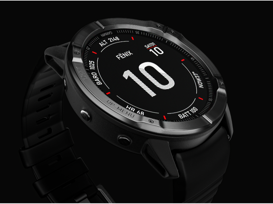 佳明Fenix 6XPro 运动手表建模渲染_卡LA-站酷ZCOOL