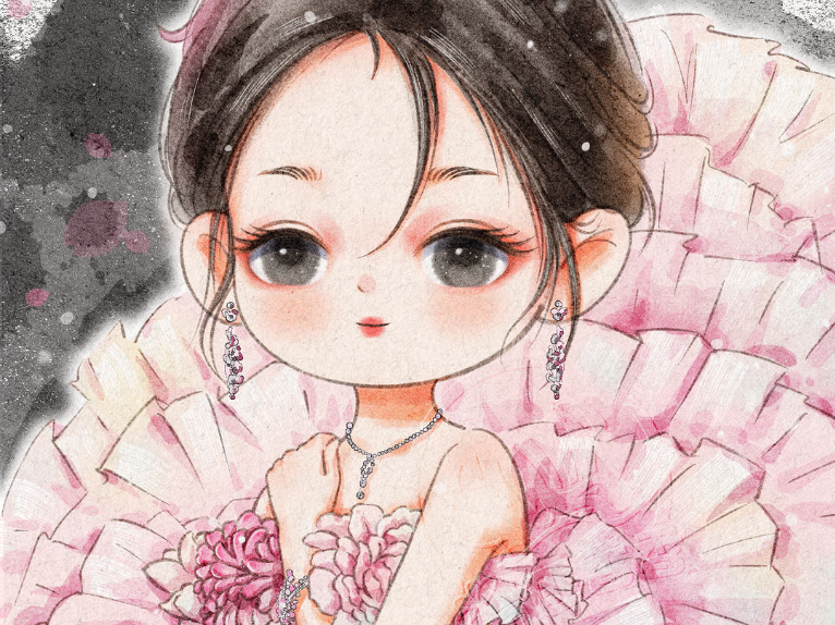 头像打卡 DAY-9 粉色好可爱呀_有匪香香-站酷ZCOOL