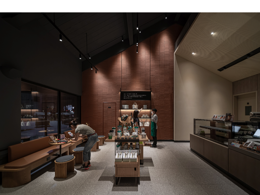 商业空间｜星巴克翠华里手语店·西安_叫我Kevin好了-站酷ZCOOL