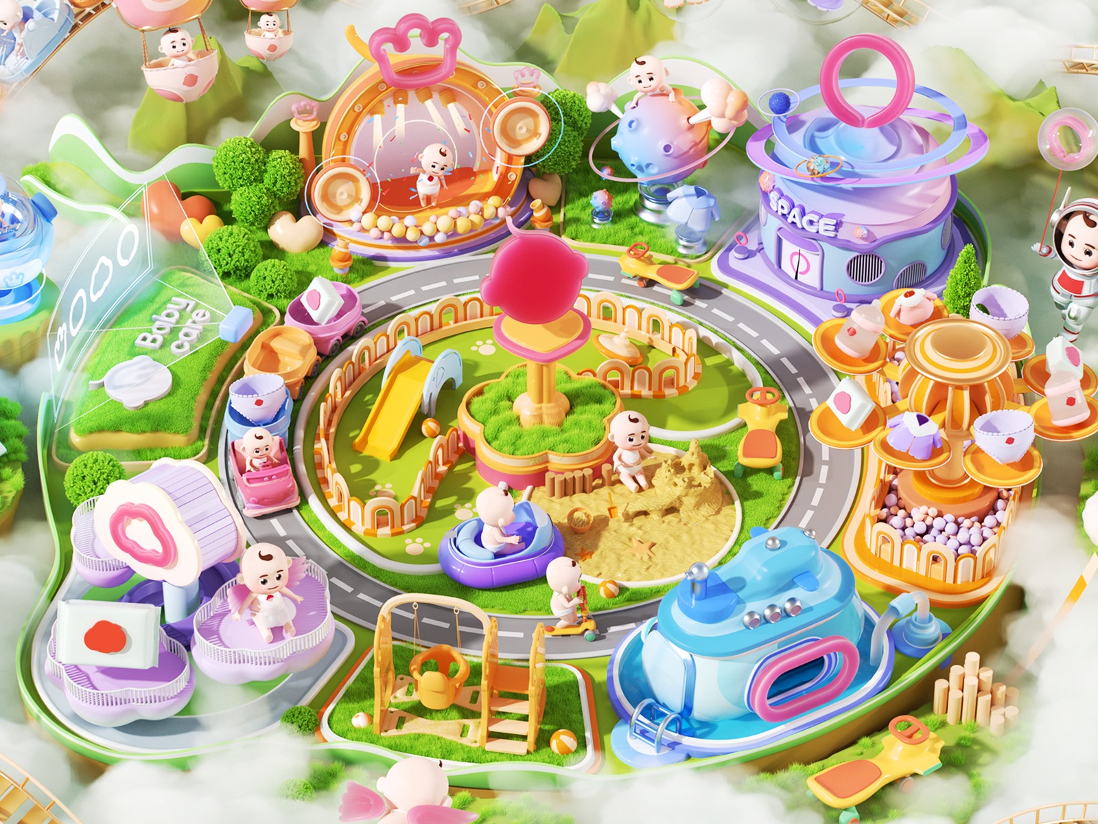 Babycare-逐梦之旅｜原创动画_拾光君-站酷ZCOOL