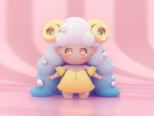 3D创作_向日葵晒太阳MIA-站酷ZCOOL