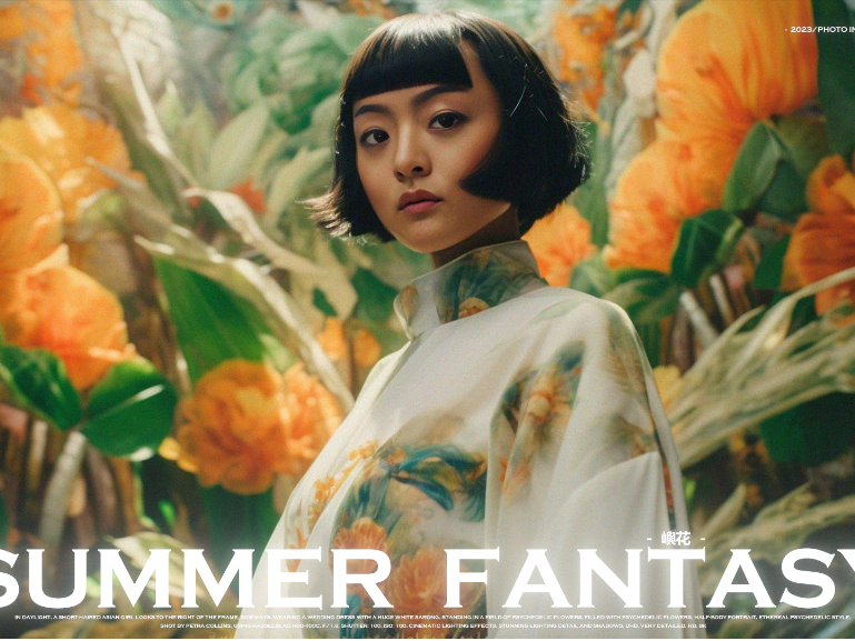 Liquid visual.液态视觉/vol.08 嶼花.夏日幻境_赦免HANKI-站酷ZCOOL