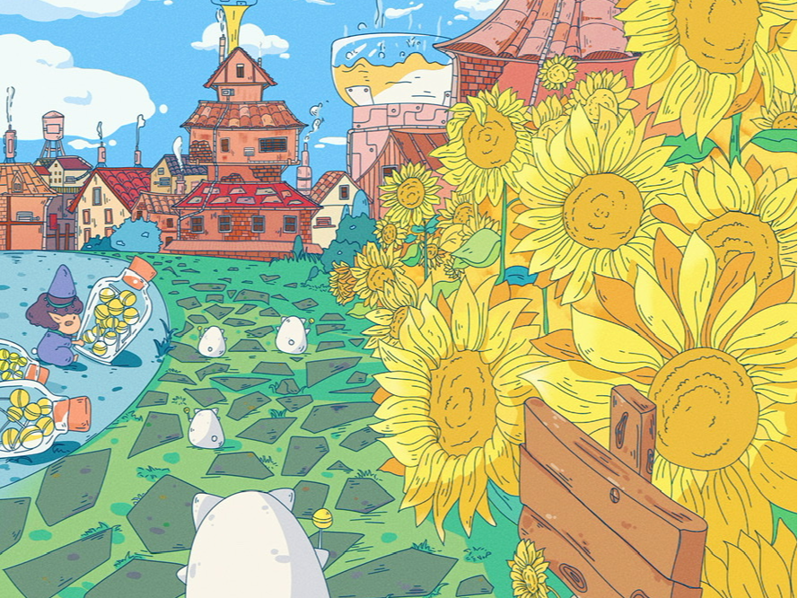 向日葵_酷爱向日葵的007-站酷ZCOOL