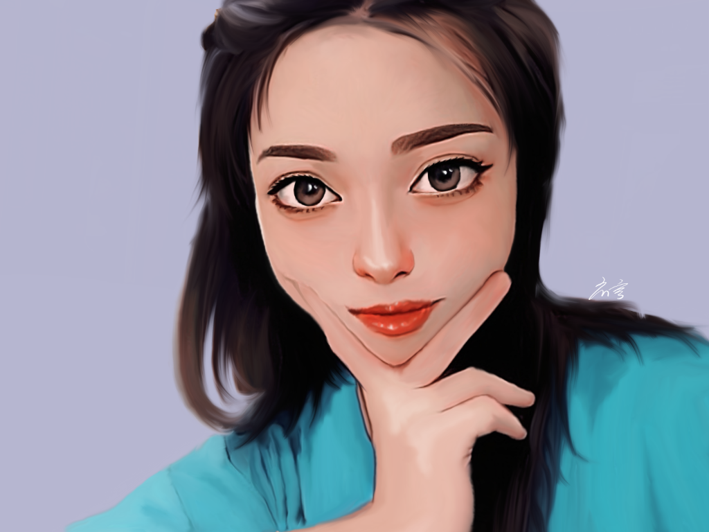 头像插画_启言-站酷ZCOOL