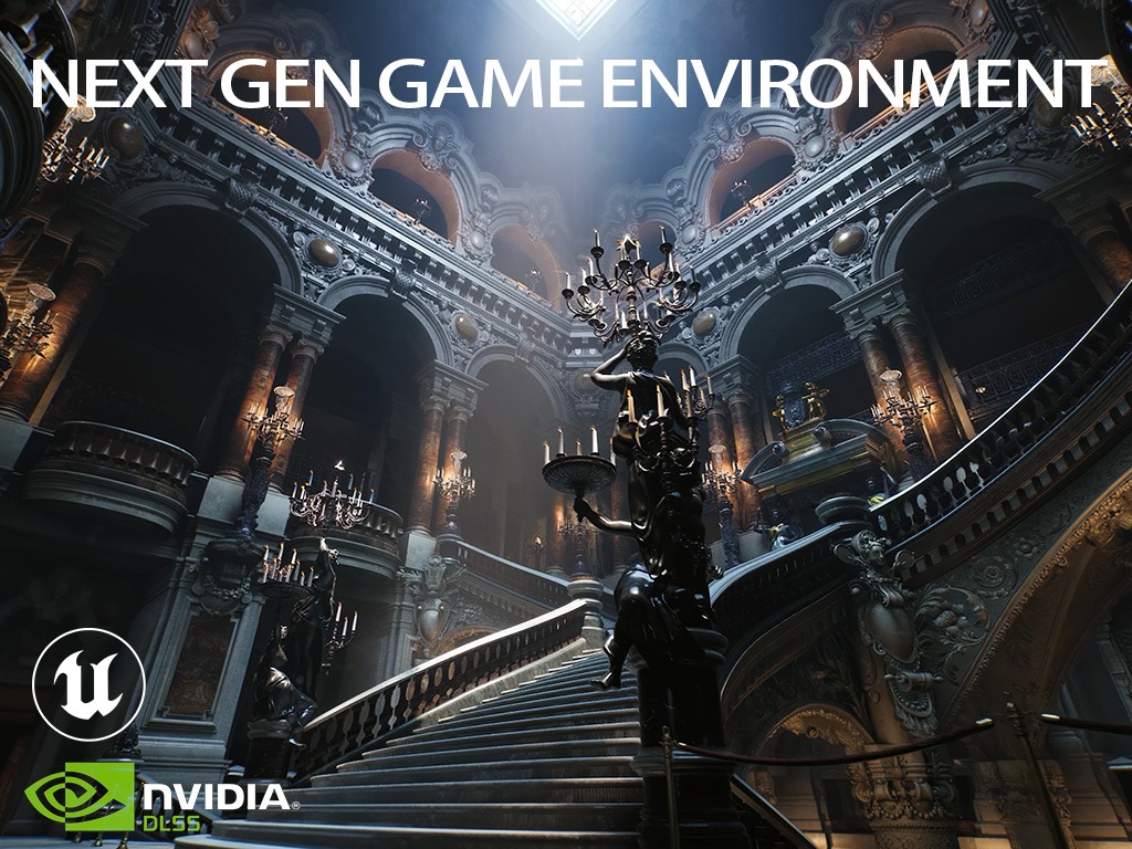 UE5 巴黎歌剧院 次时代游戏环境 | Demo下载_33ru-站酷ZCOOL