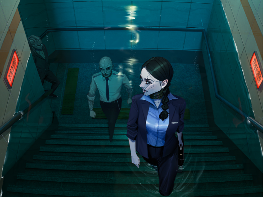 编号：收容物073 大通地铁站台_Peter肖吉-站酷ZCOOL