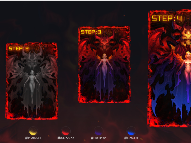 欧美风UI-红魔_启点UI-站酷ZCOOL