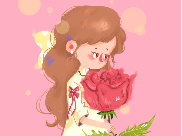 女孩的期待_Jolie丛小姐-站酷ZCOOL