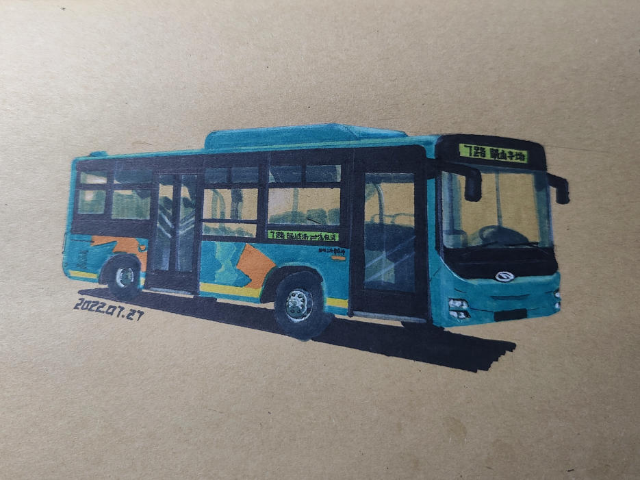 马克笔公交车-7_MIC_he-站酷ZCOOL