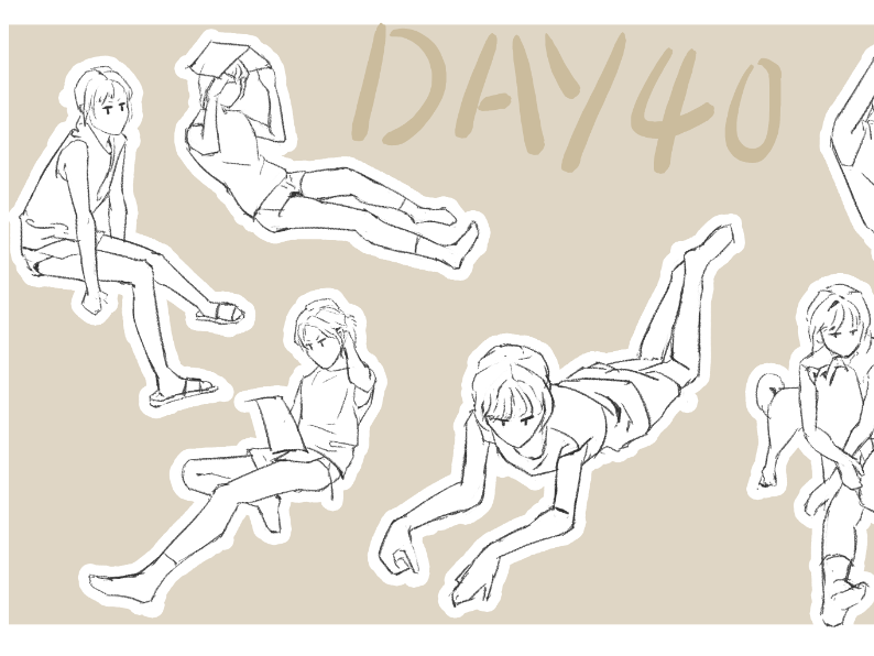 #速写60天挑战赛# day40 @速写班长 _秃秃腾-站酷ZCOOL