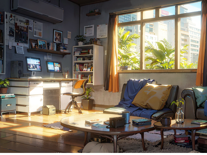 二次元里的房间_小超Karas-站酷ZCOOL