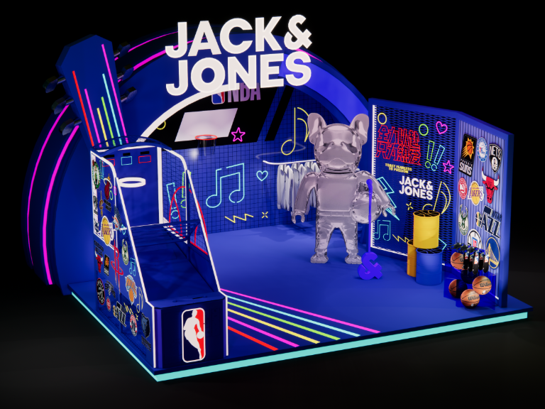 JACK&JONES 元气森林音乐节展台设计_Joan_Lai-站酷ZCOOL