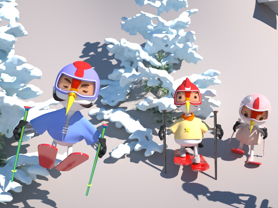 雪中飞鹤_画画的年轻人-站酷ZCOOL