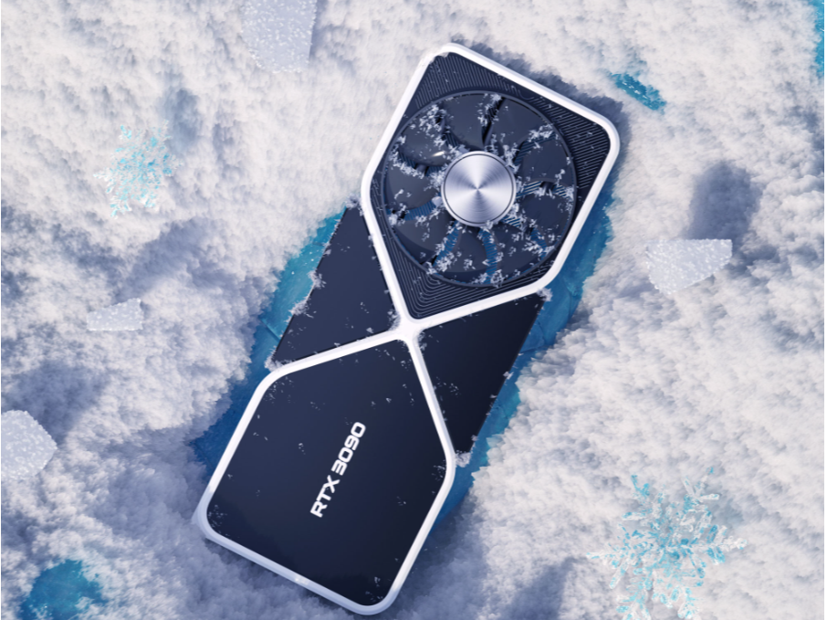 C4D显卡冰雪场景_hi嗨海-站酷ZCOOL