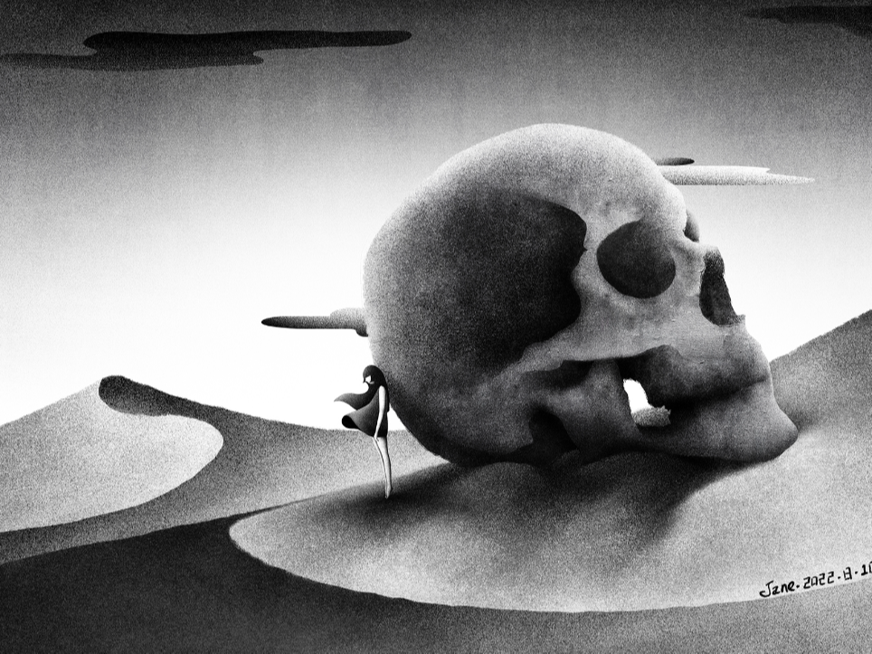 《沉默》_皇子_Jane-站酷ZCOOL