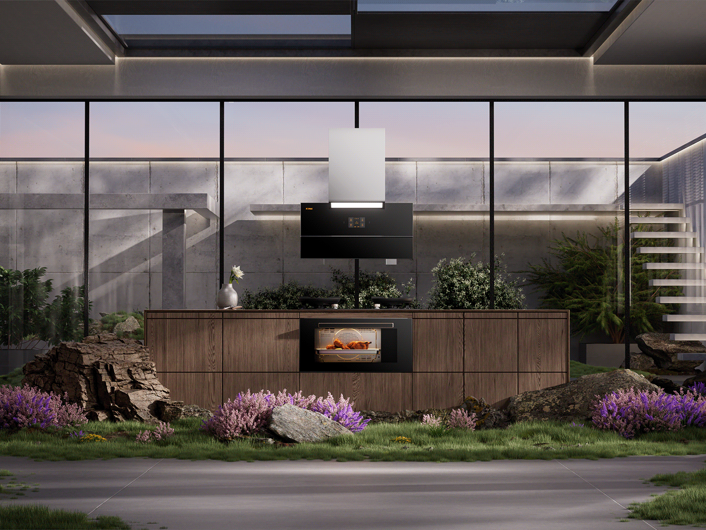 《方太》X1S集成烹饪中心_traxexk-站酷ZCOOL