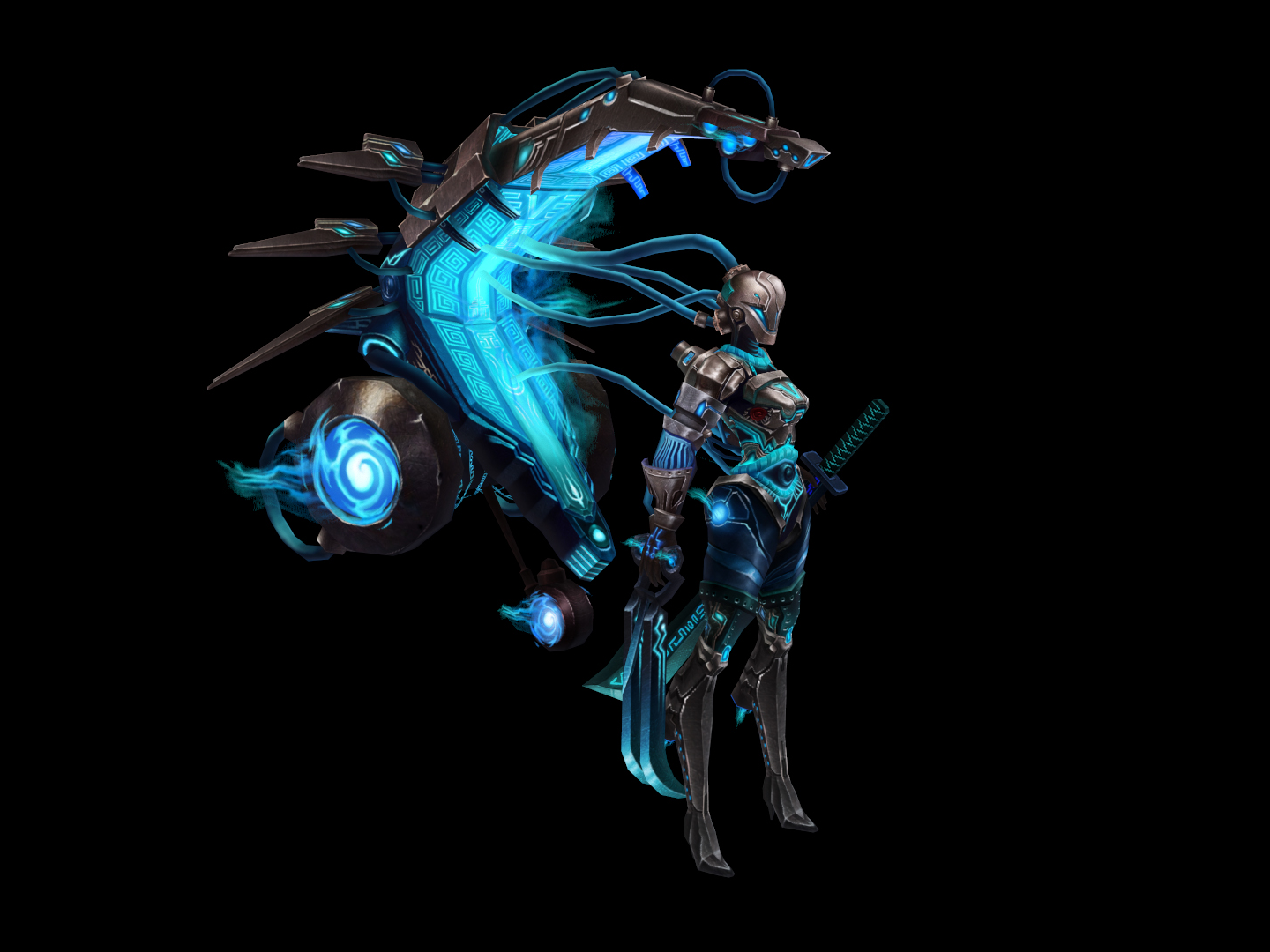 蓝魄——机械姬_奢凡-站酷ZCOOL