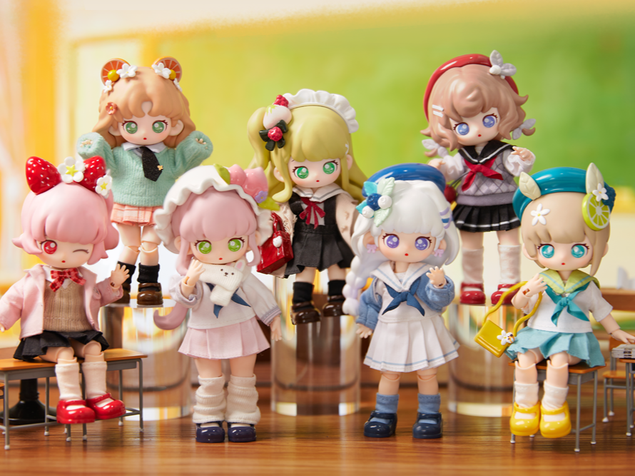 潮玩新品 首款BJD盲盒 糖娜甜心校园JK系列创意摆件_SIMONTOYS-站酷ZCOOL