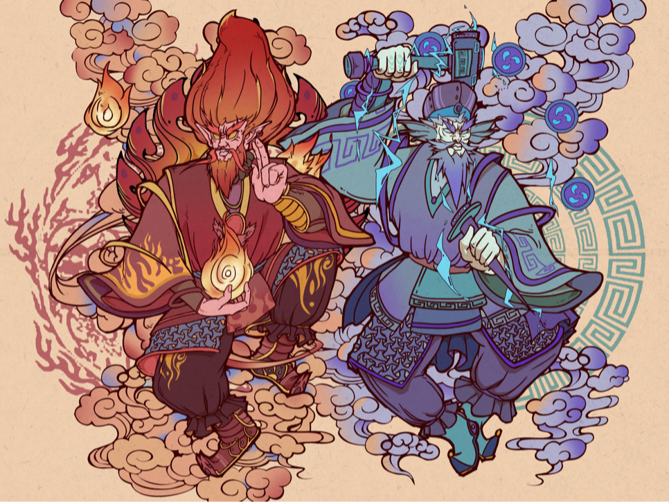 《火&雷》_穗裕2000_CN-站酷ZCOOL