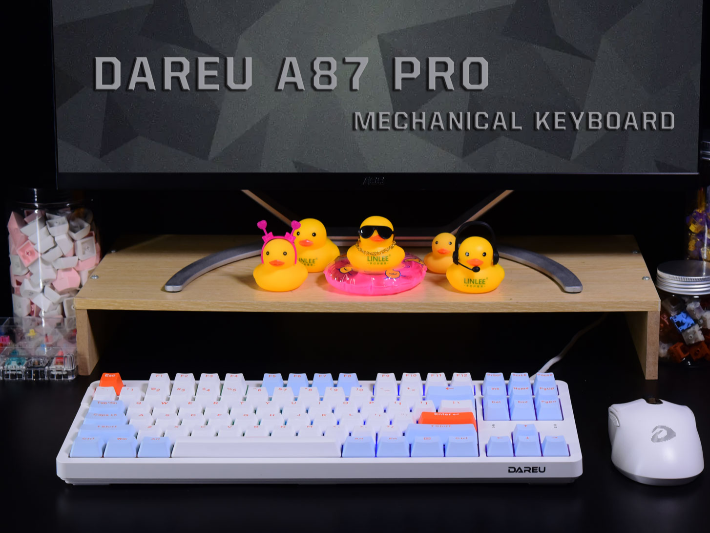 达尔优A87pro——新手入门的第一把gasket结构机械键盘_原来是女婿呀-站酷ZCOOL