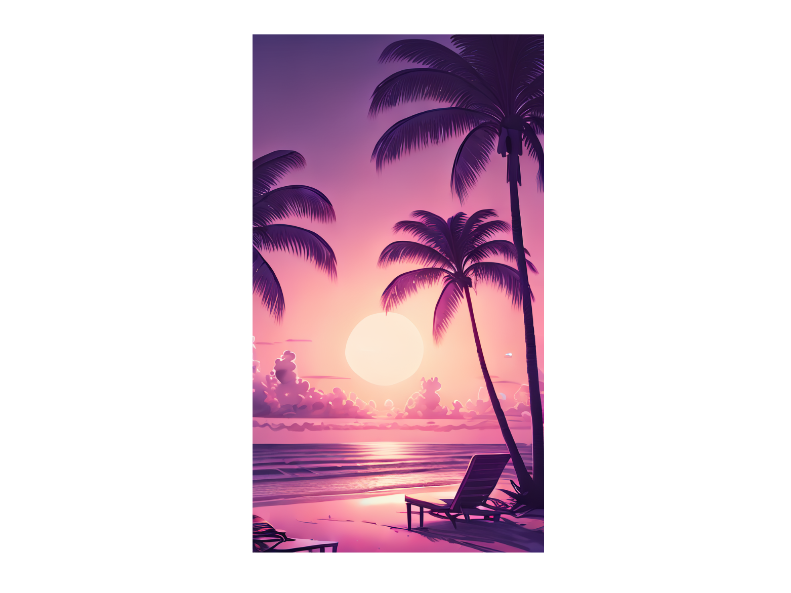 夏日椰林海滩_mik99-站酷ZCOOL