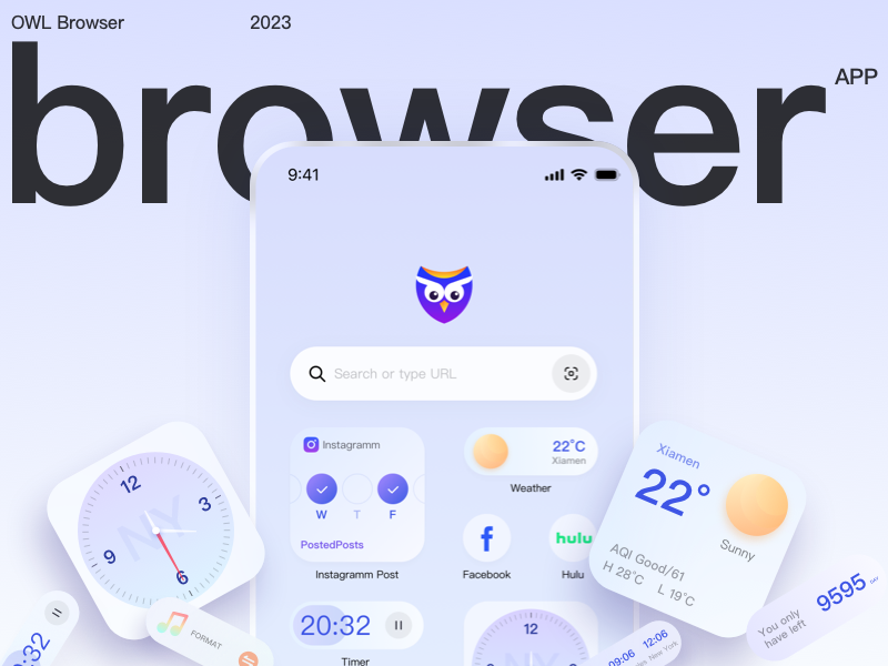 OWL Browser - 浏览器_至寒-站酷ZCOOL