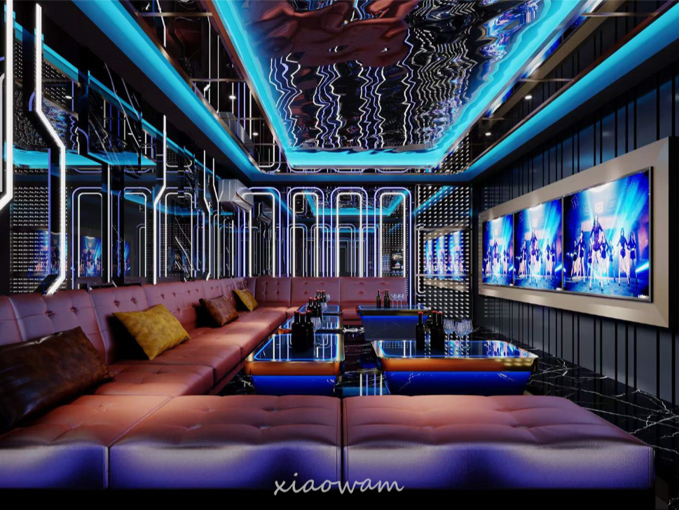 现代炫酷|KTV效果图_林婉star-站酷ZCOOL