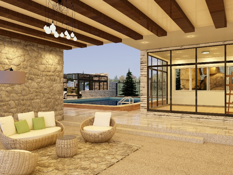 单身公寓_效果图施工图小倩-站酷ZCOOL