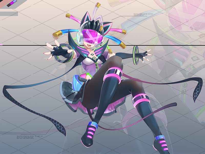 Cyberpunk-cat_不会画画的大沐-站酷ZCOOL