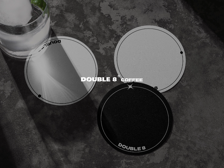 Double 8 coffee ｜品牌视觉设计_LIULIAN榴莲-站酷ZCOOL