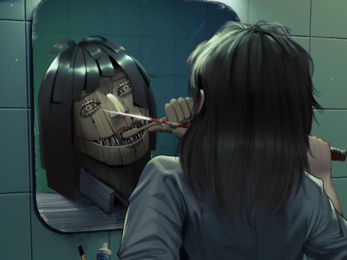 编号：收容物393——镜中木偶_Peter肖吉-站酷ZCOOL