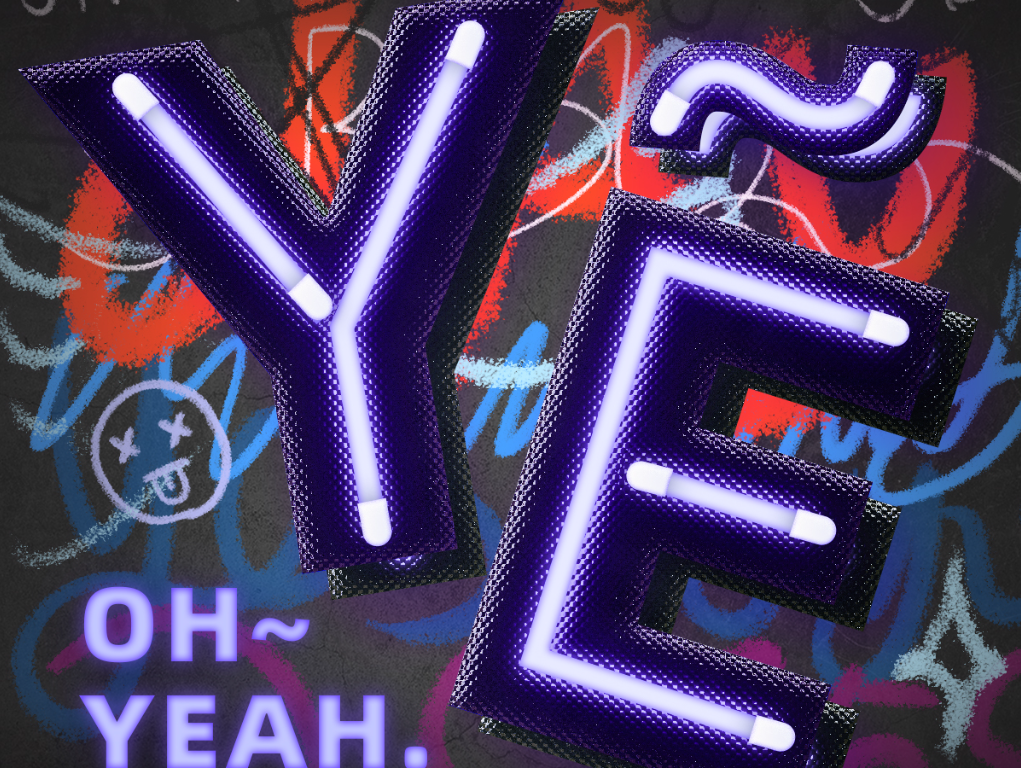 Day16-金属霓虹OH~YEAH_桥桥早睡早起-站酷ZCOOL